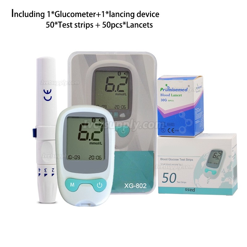 Vet Veterinary OLED Digital Sugar Level Test Device Pets Blood Glucose ...